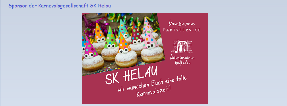 SK Helau – Wir brauchen dich